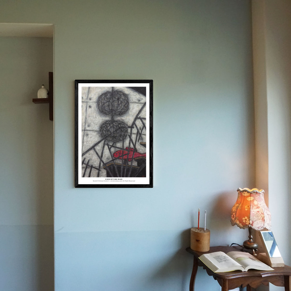 Christine Bae Pink Fish Art Poster – christinebae